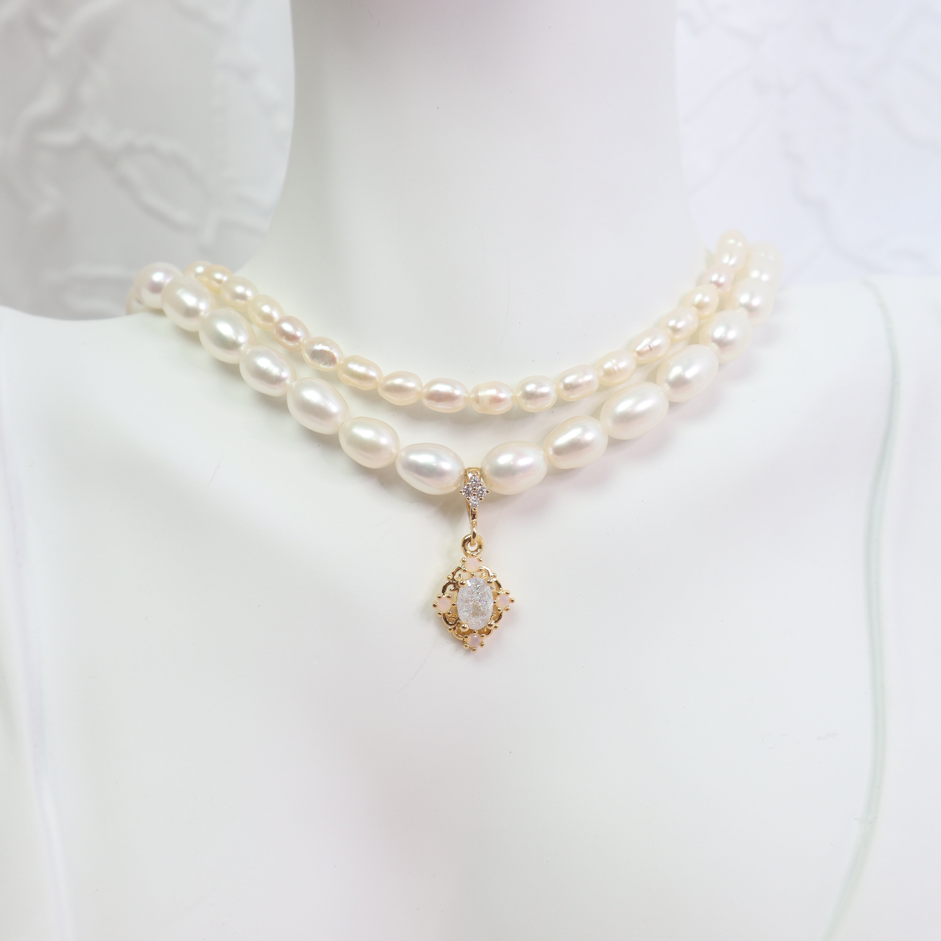 Esther's White Necklace | Ximena Rosé Jewelry